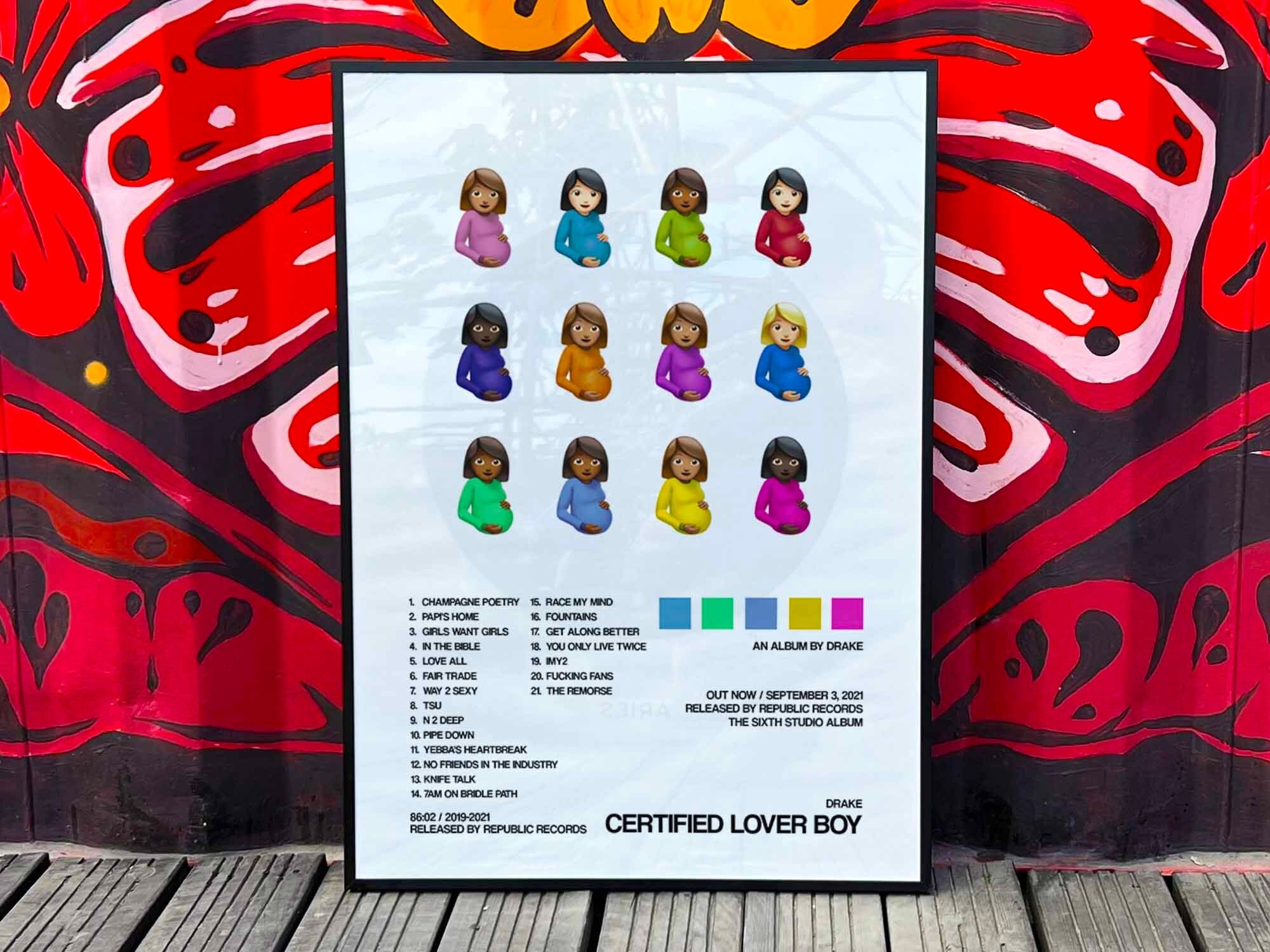 Drake certified Lover Boy Album Cover Poster - Etsy