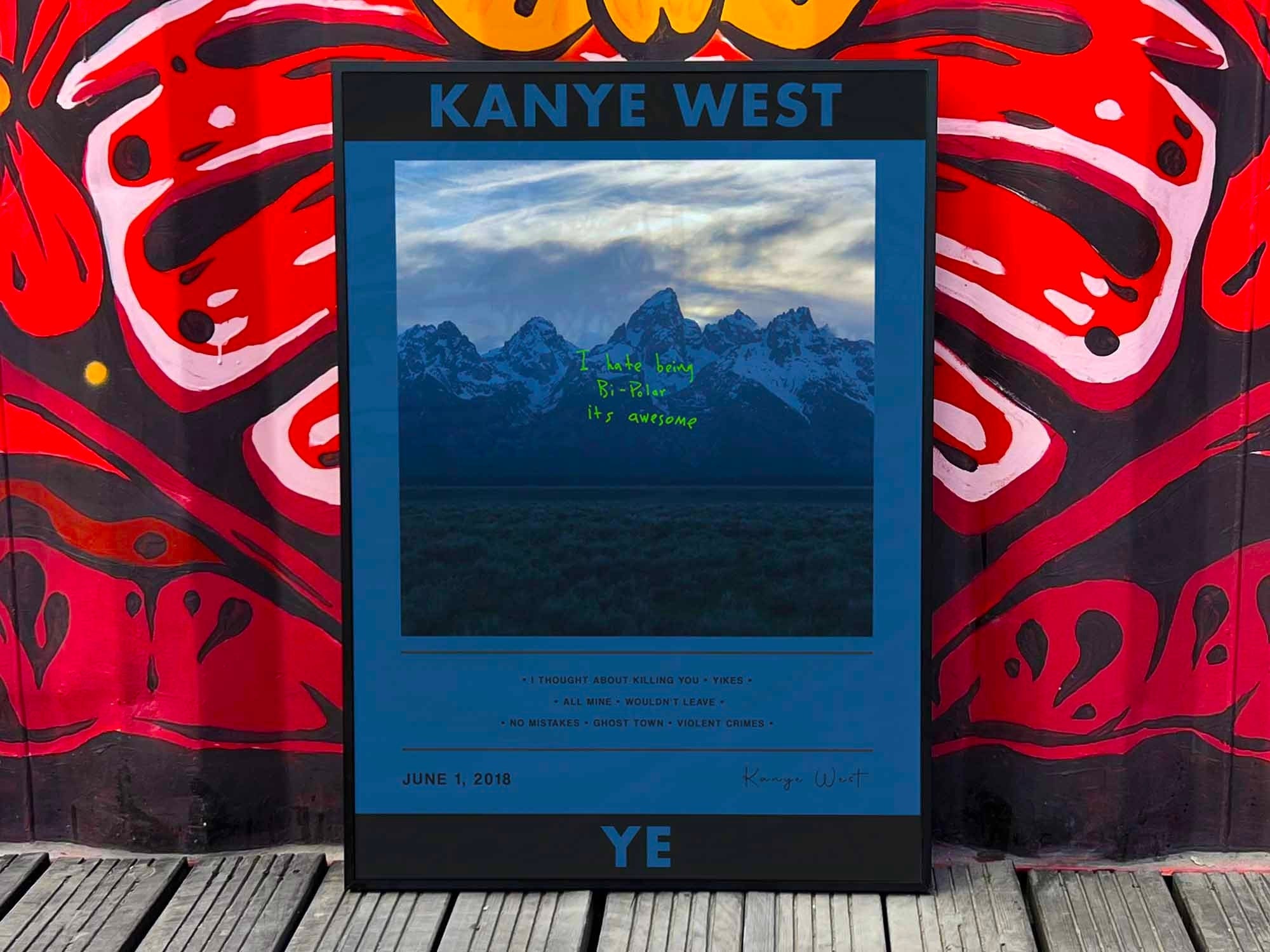 Kanye West ye Album Cover Poster - Etsy