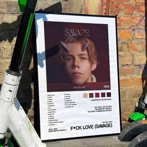The Kid Laroi fuck Love savage Album Cover - Etsy