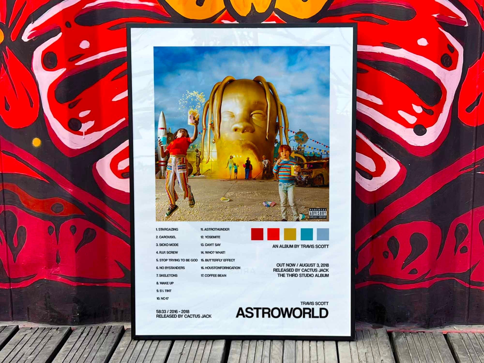 Travis Scott astroworld Album Cover Poster 2 - Etsy