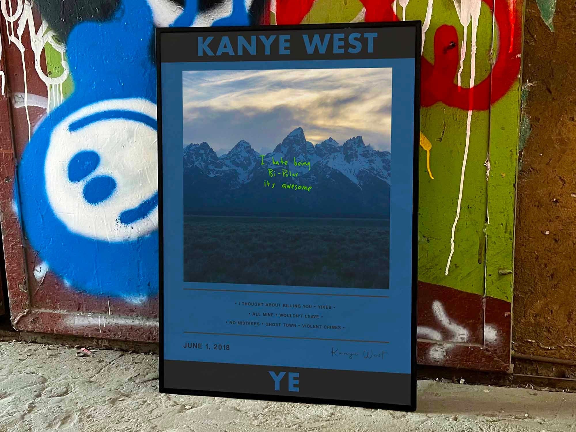 Kanye West ye Album Cover Poster - Etsy