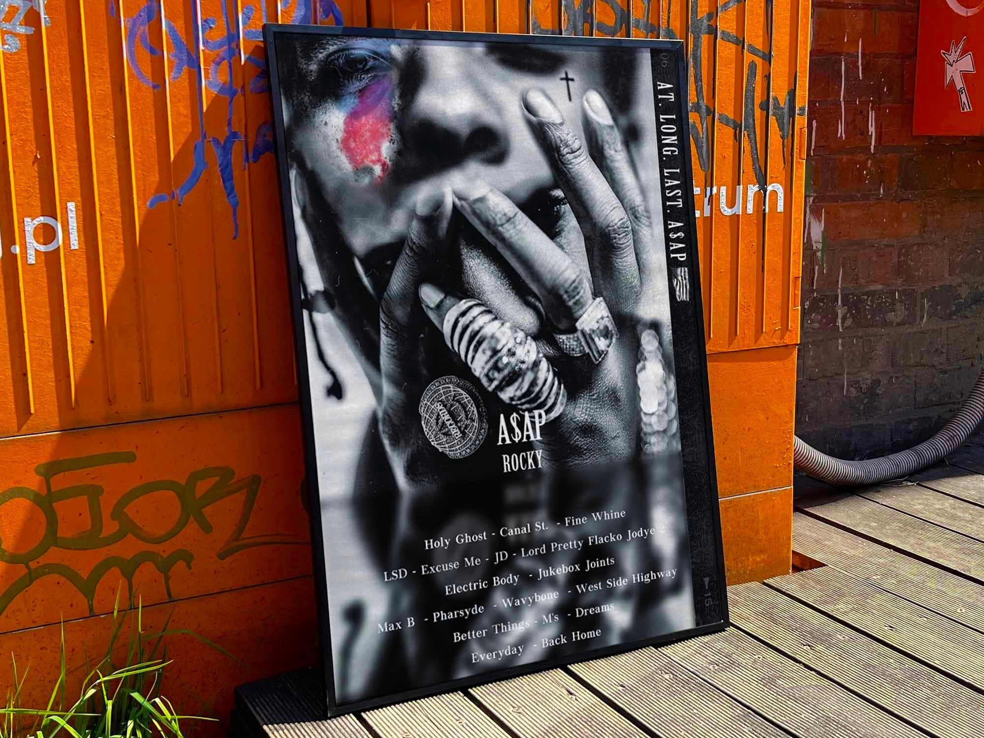 Asap Rocky "At Long Last Asap" Album Cover Poster sold by Sloppy Astra ...