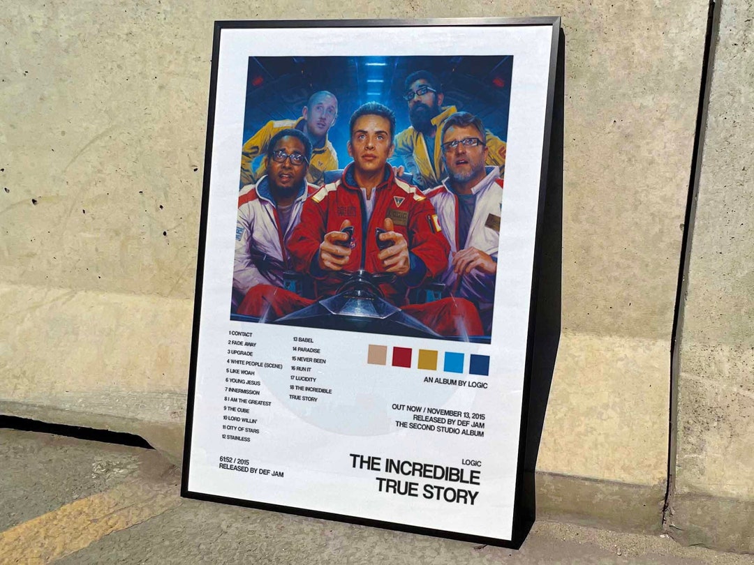Logic the Incredible True Story Album Cover Poster - Etsy