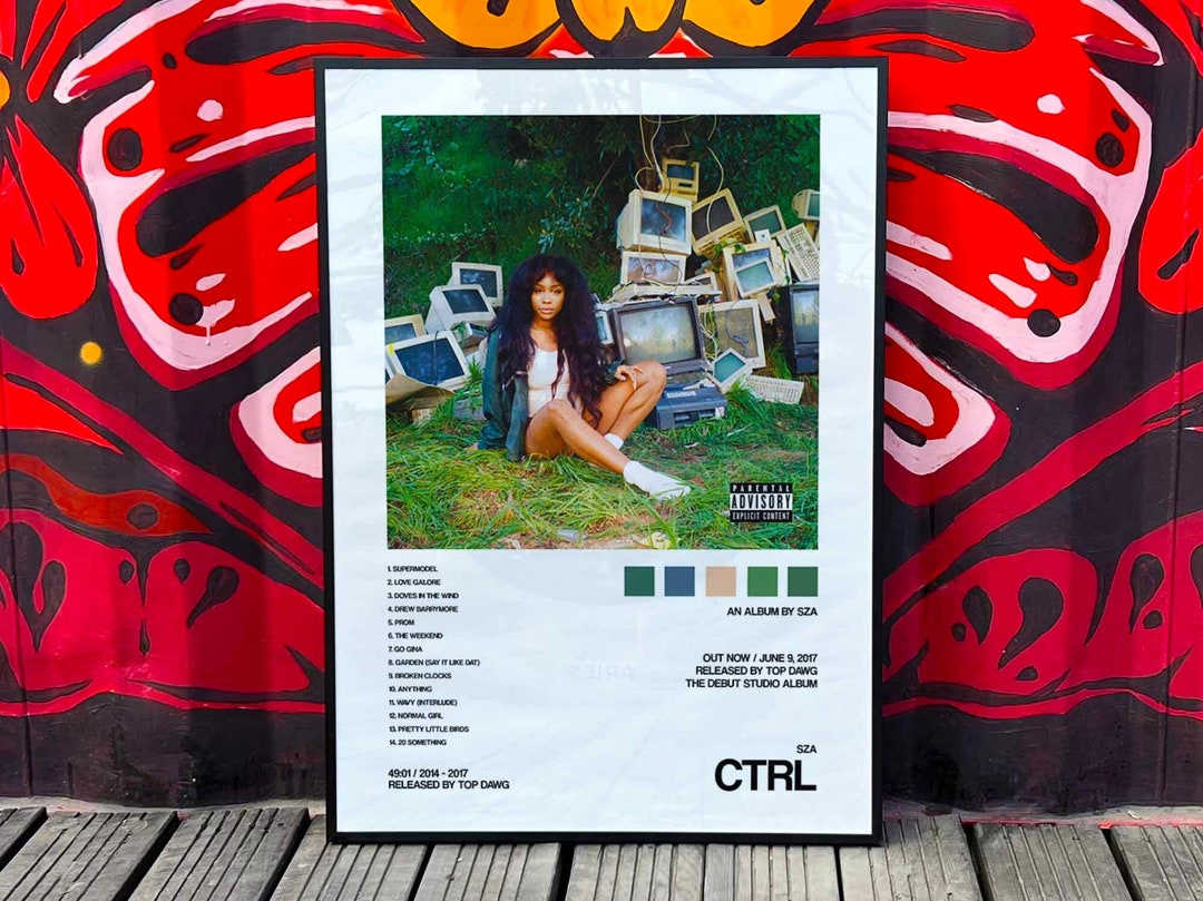 SZA ctrl Album Cover Poster 2 - Etsy