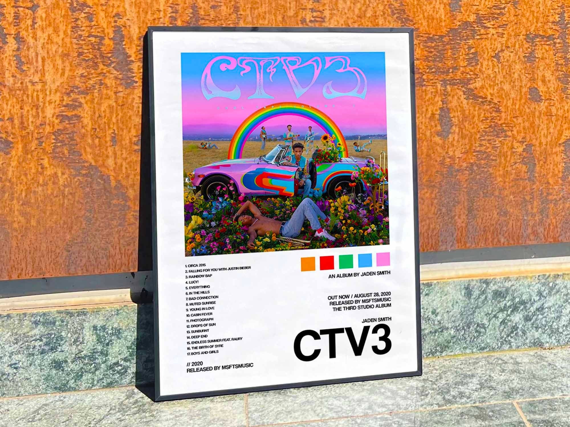 Jaden Smith ctv3 Album Cover Poster 2 - Etsy