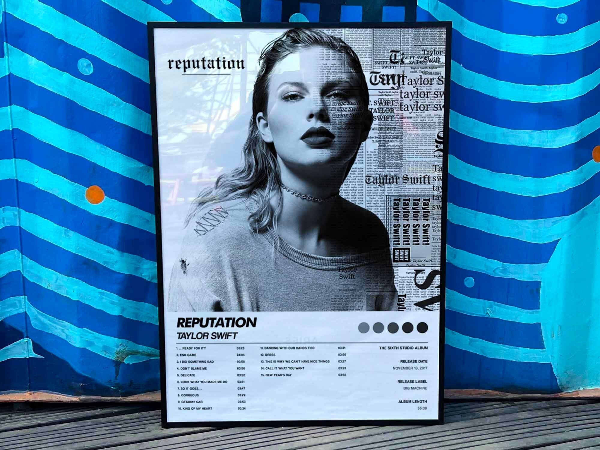 Taylor Swift reputation Album Cover Poster 6 - Etsy