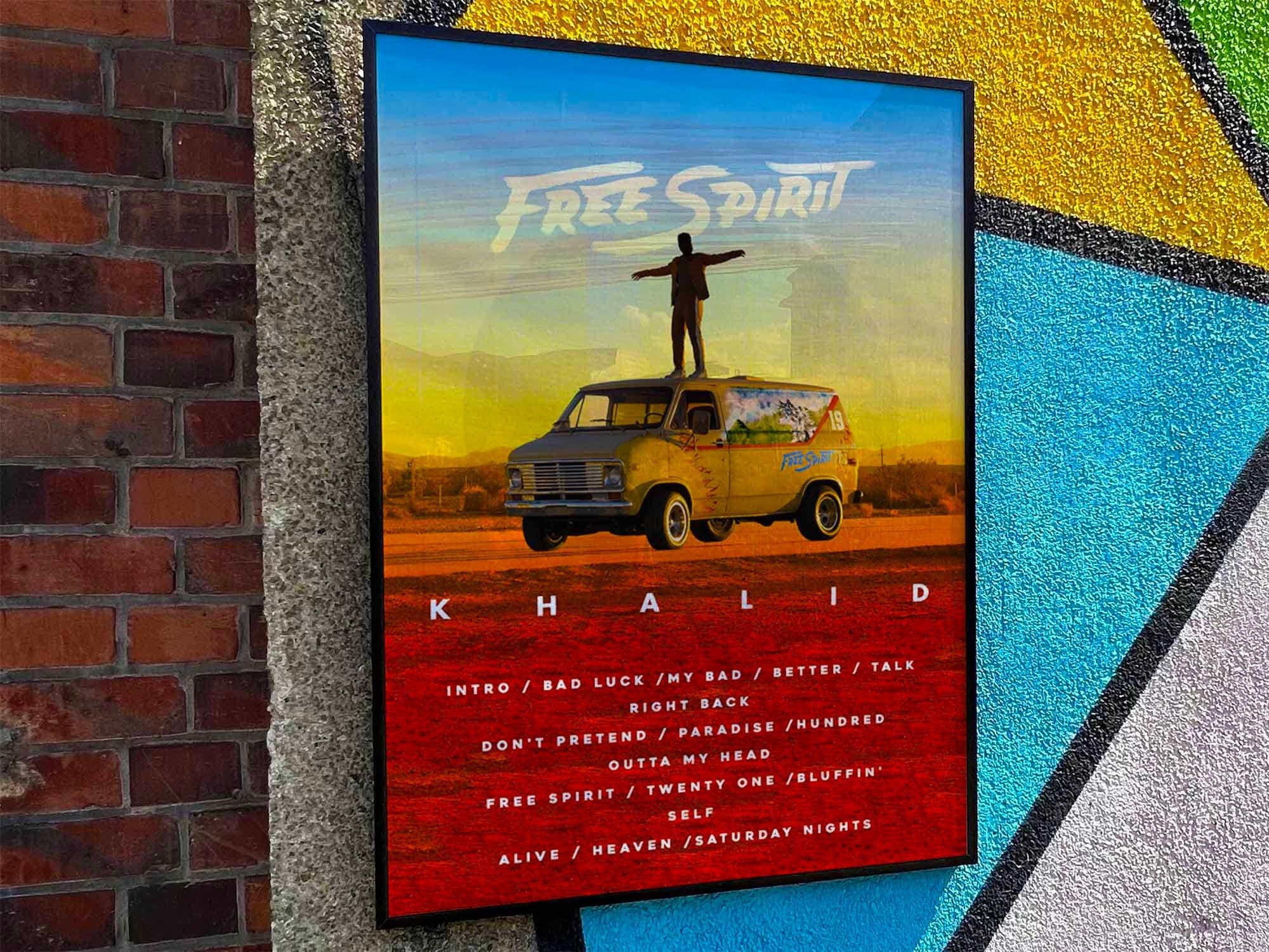 Khalid "Free Spirit" Album Cover Poster sold by Melli Modification ...