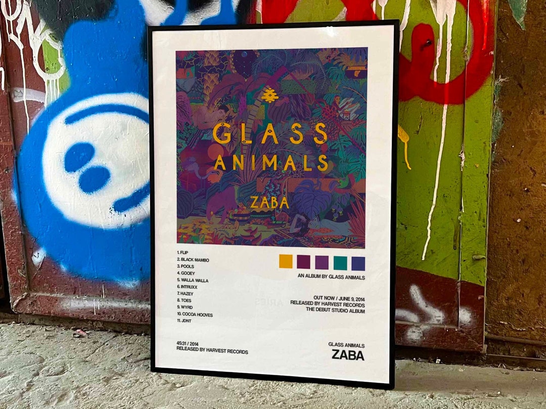 Glass Animals zaba Album Cover Poster 2 - Etsy