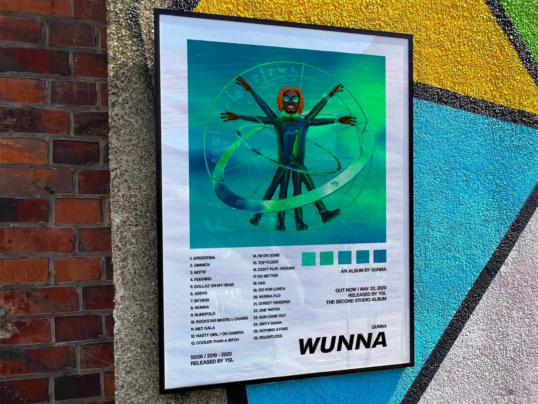 Gunna wunna Album Cover Poster 2 - Etsy