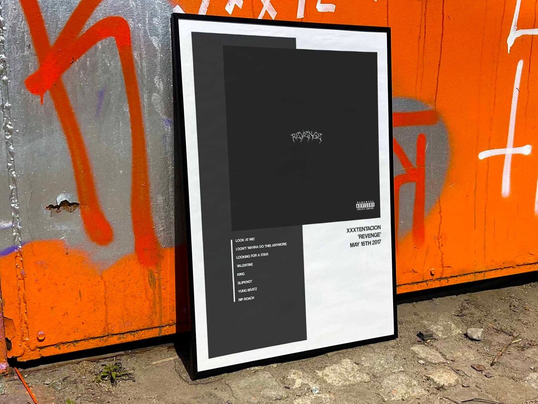 Xxxtentacion Revenge Album Cover Poster 1 Etsy