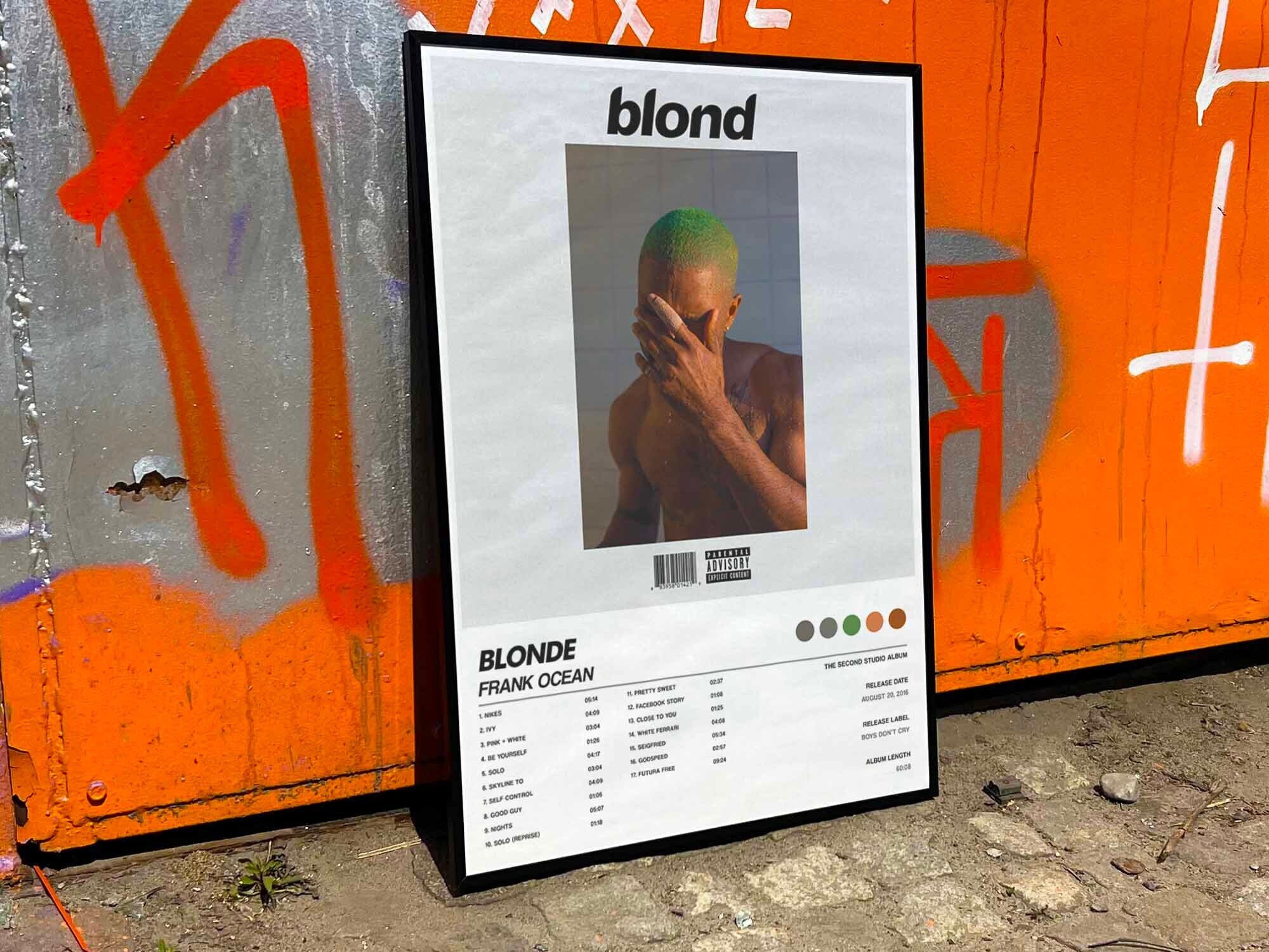 Frank Ocean blonde Album Cover Poster - Etsy