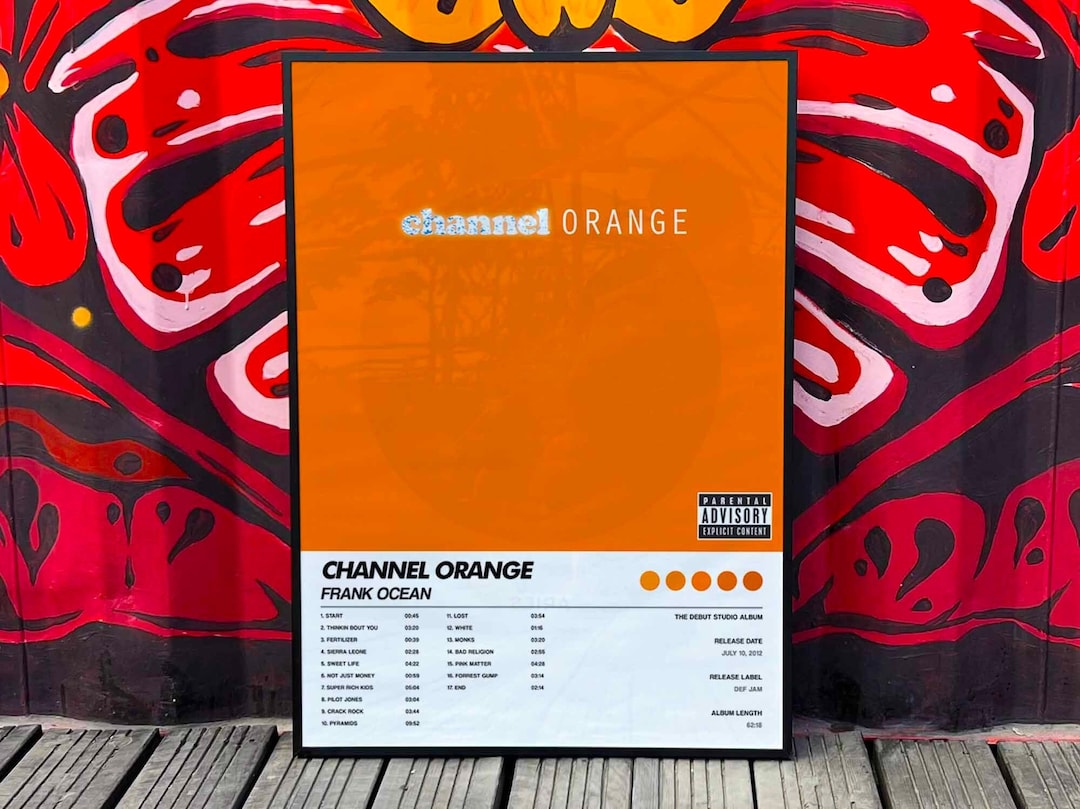 Frank Ocean channel Orange Album Cover Poster - Etsy