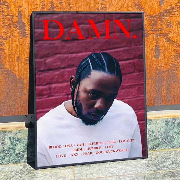 Kendrick Lamar Damn Poster - Etsy