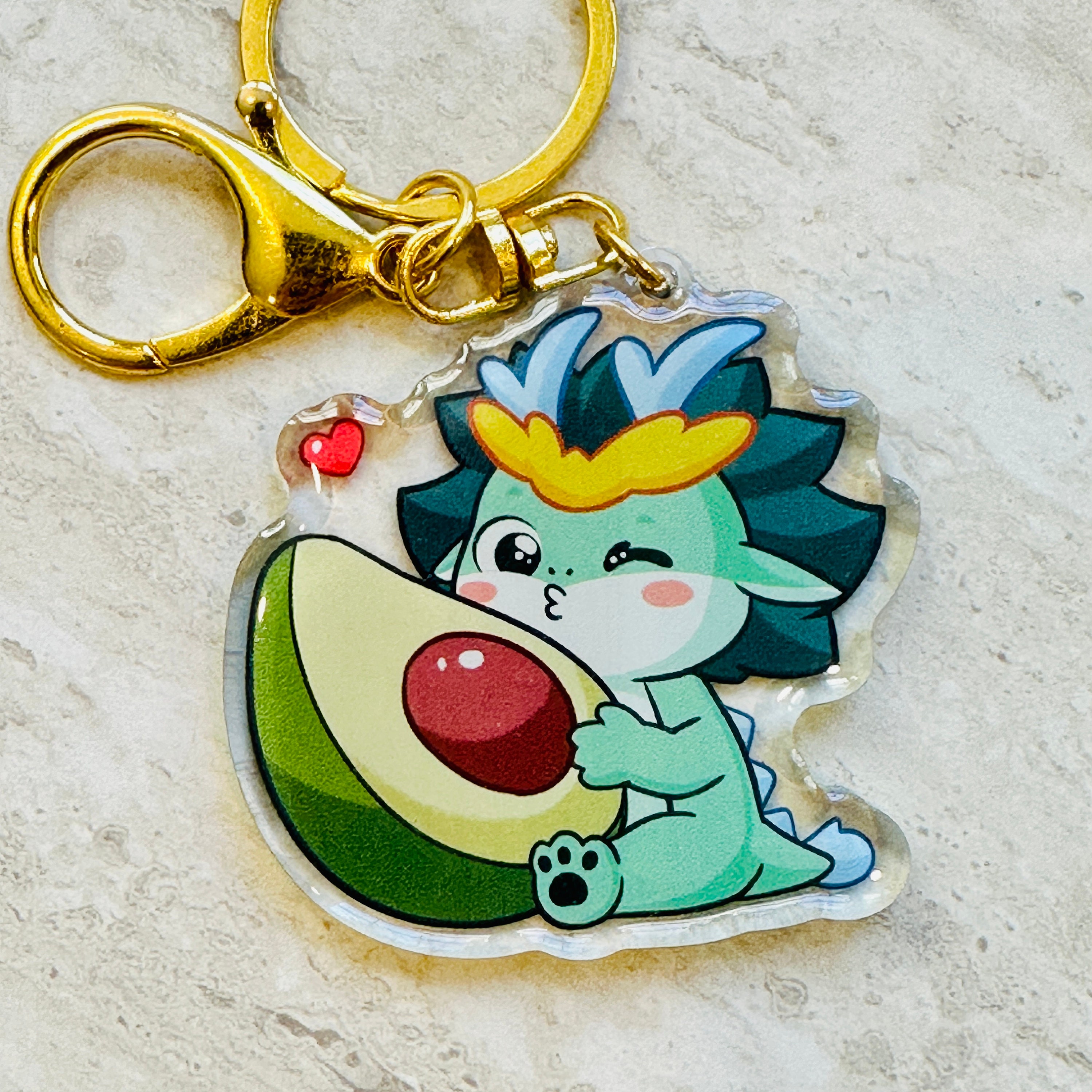 Cute Water Axolotl Dragon Food Boba Dumpling Ramen Acrylic Keychain ...