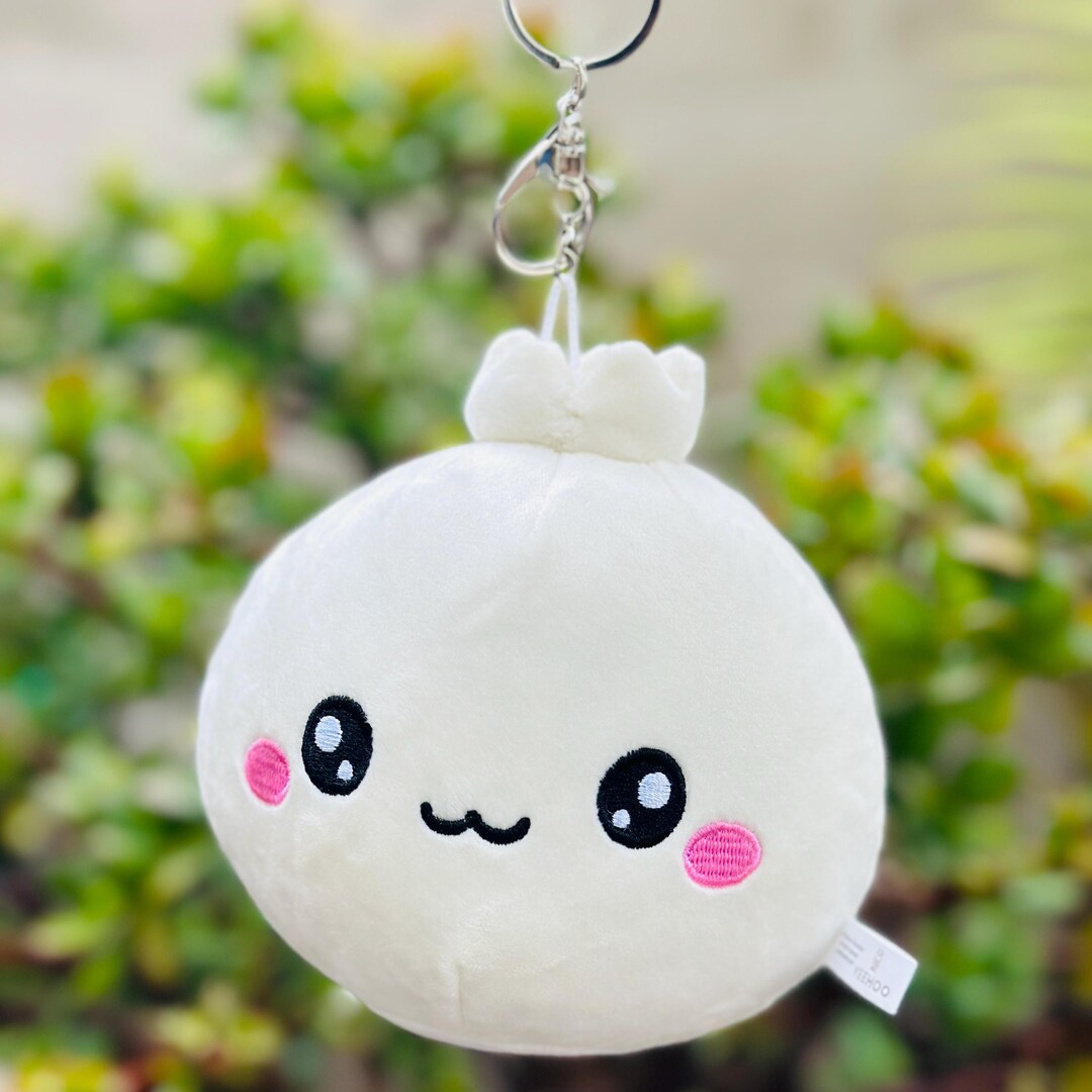 Dumpling Plush Bao Keychain Cute Kawaii Bun Key Accessory Gift Ideas ...