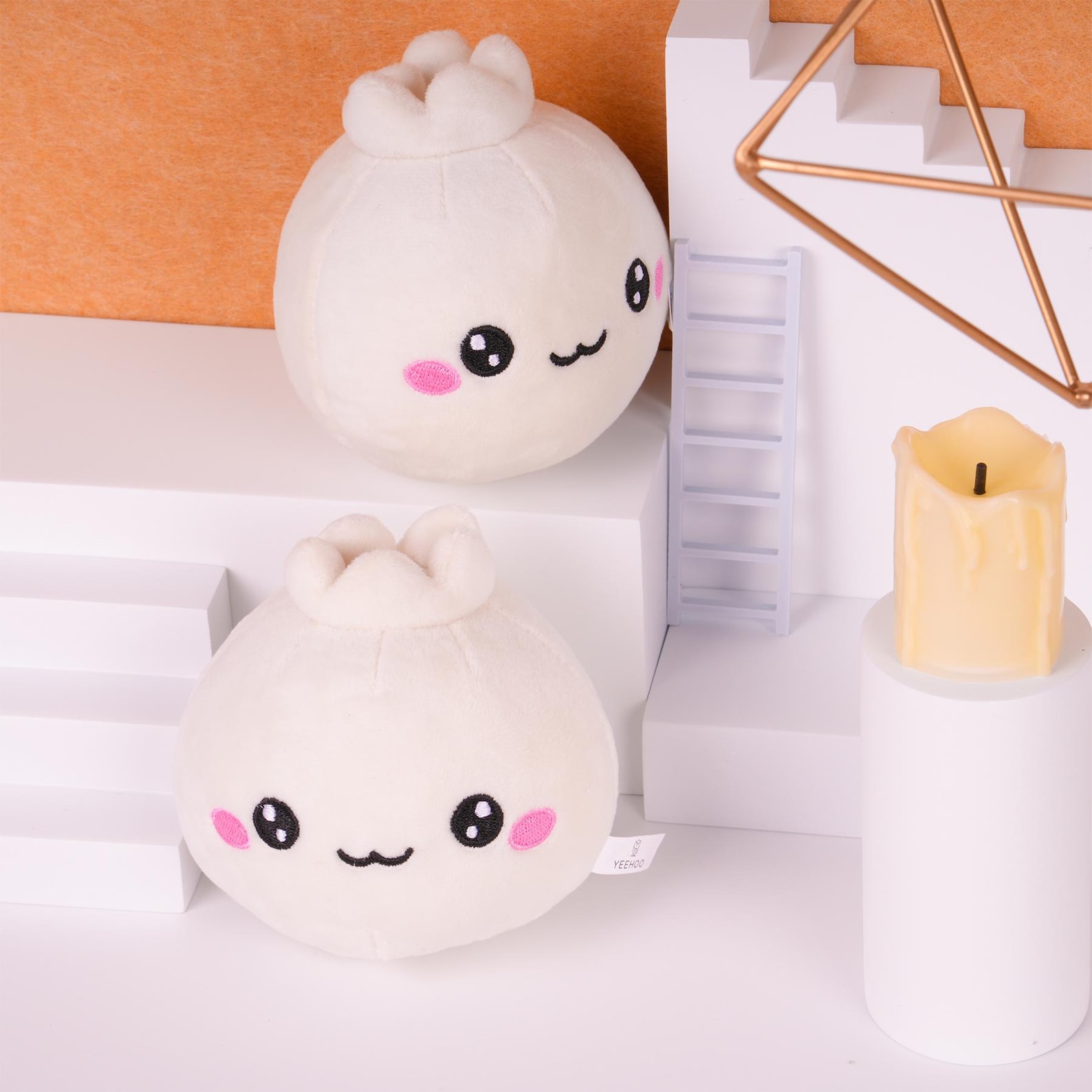Dumpling Plush Bao With Free Sticker Sheets Lunar New Year Cute Kawaii ...