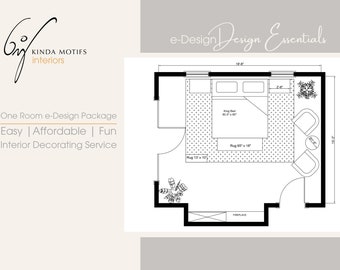 Two Room Floor Planning Bundle | Design Essentials | Furniture Layout ...