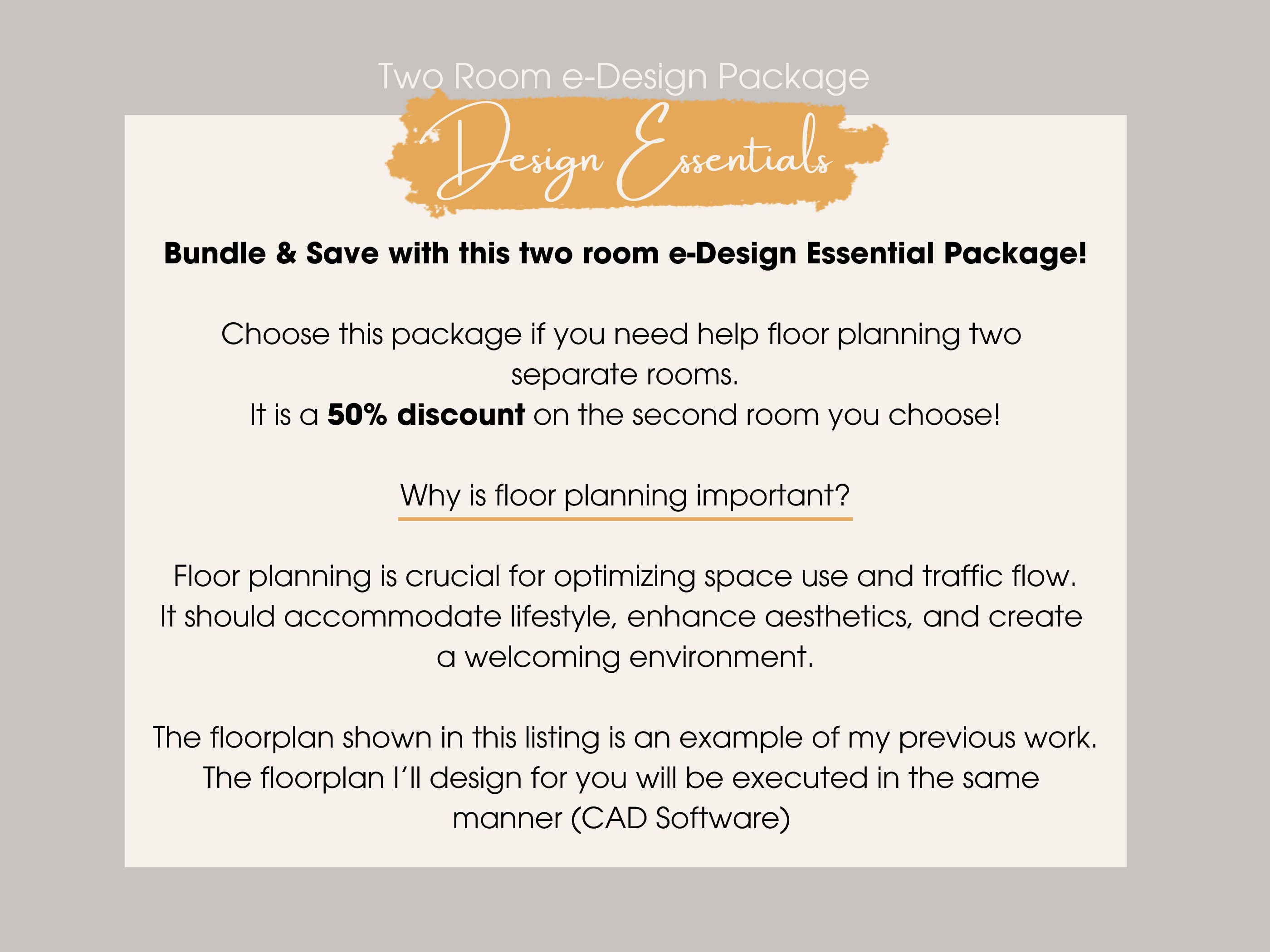 Two Room Floor Planning Bundle | Design Essentials | Furniture Layout | E-design Package ...
