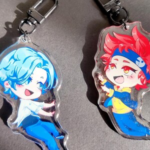 Skate the Infinite Keychain, Reki & Langa, Cute Keychains, Anime ...
