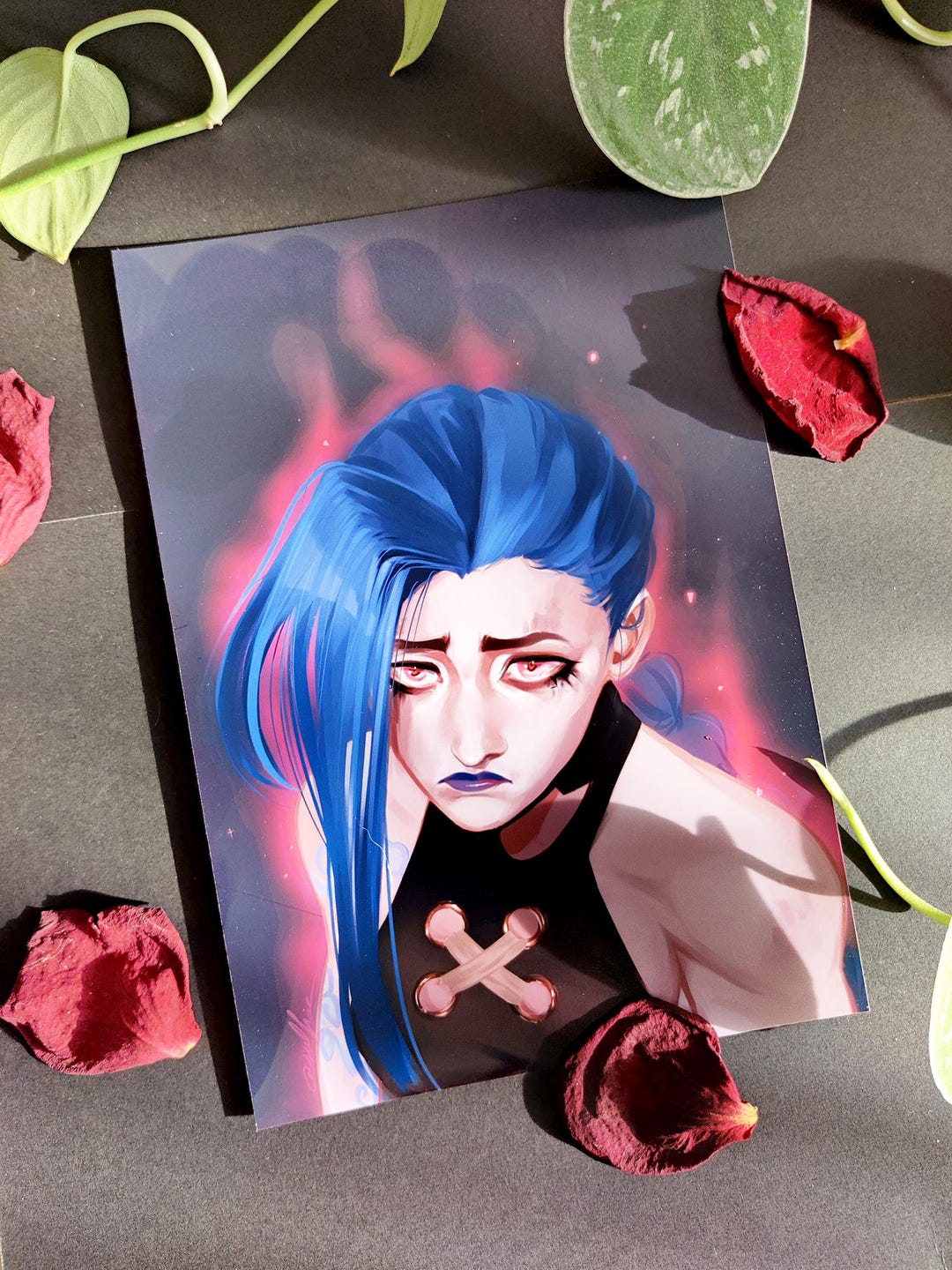 Jinx Art Print | League of Legends Merch | 250gsm Thick Luster Paper ...