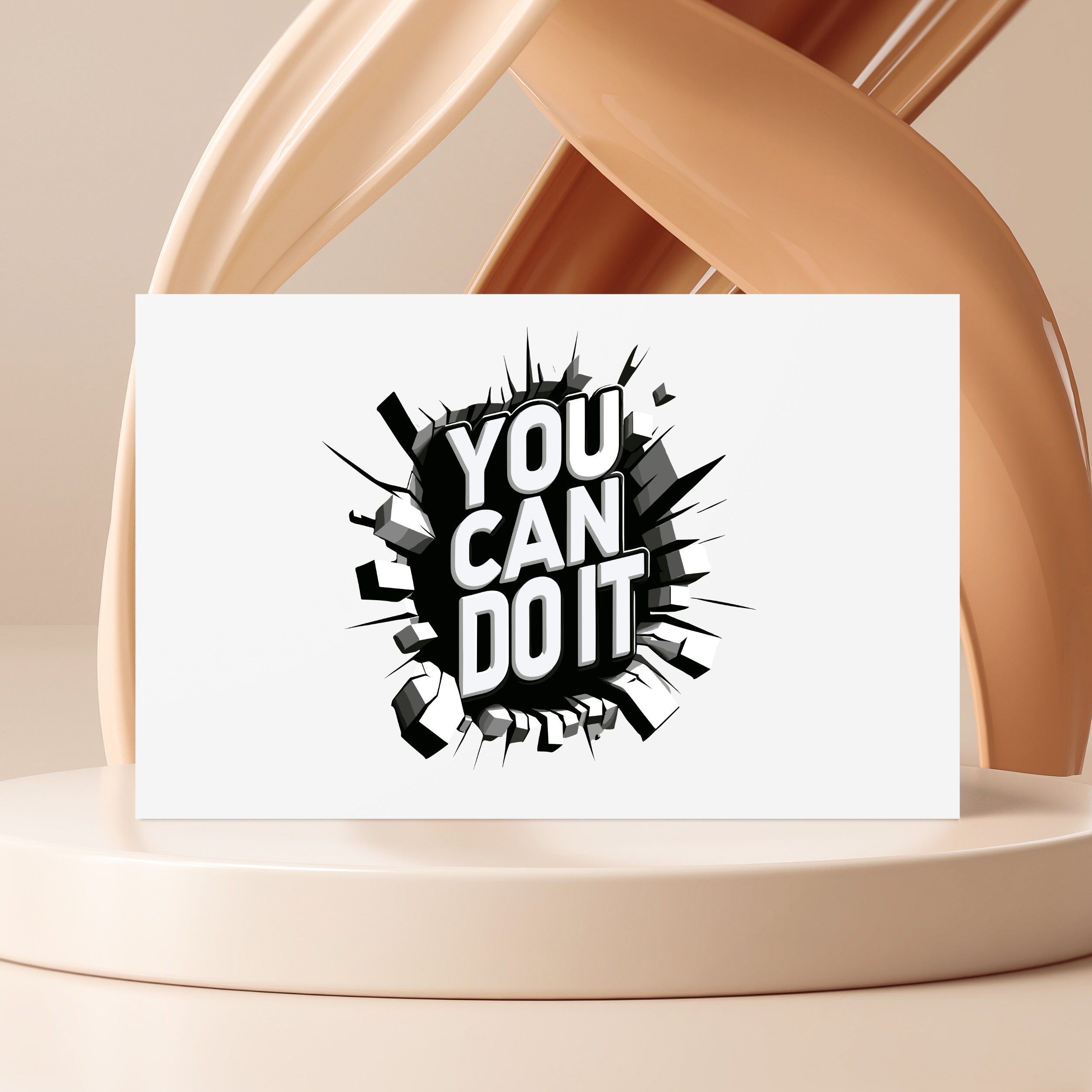 You Can Do It SVG You Can Do It PNG You Can Do It PDF - Etsy
