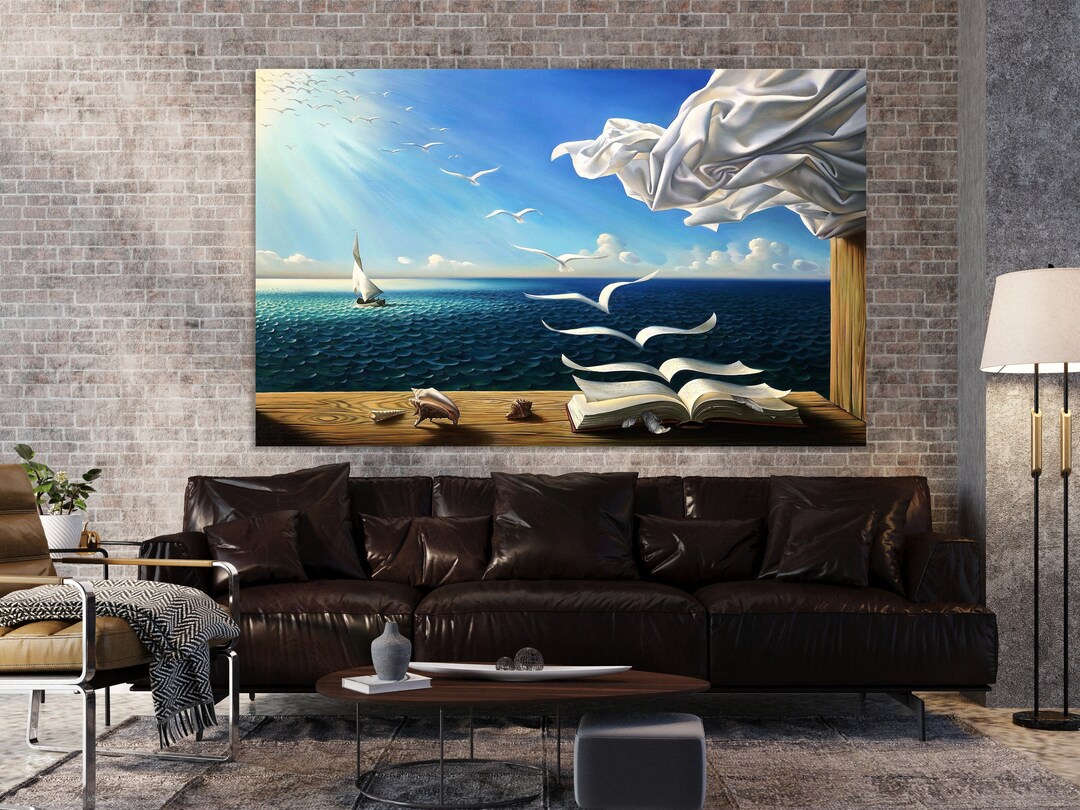 Salvador Dali Book to Birds,surrealist Wall Art Prints,surrealism ...