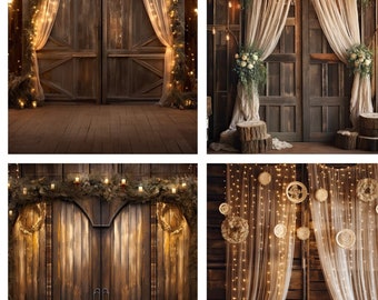 western wedding background