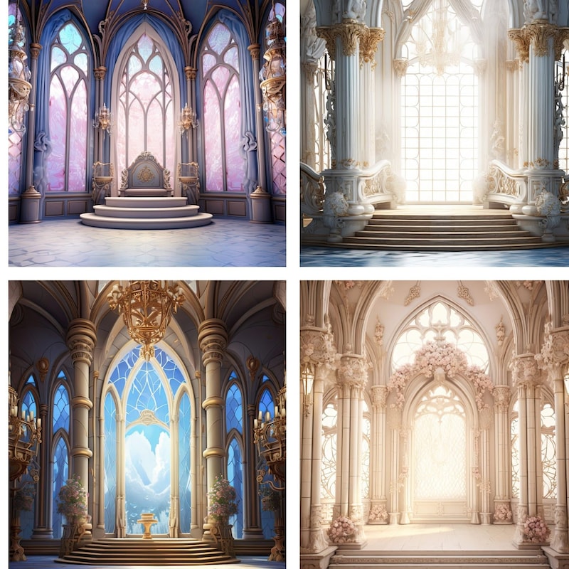 Castle Backdrop - Etsy