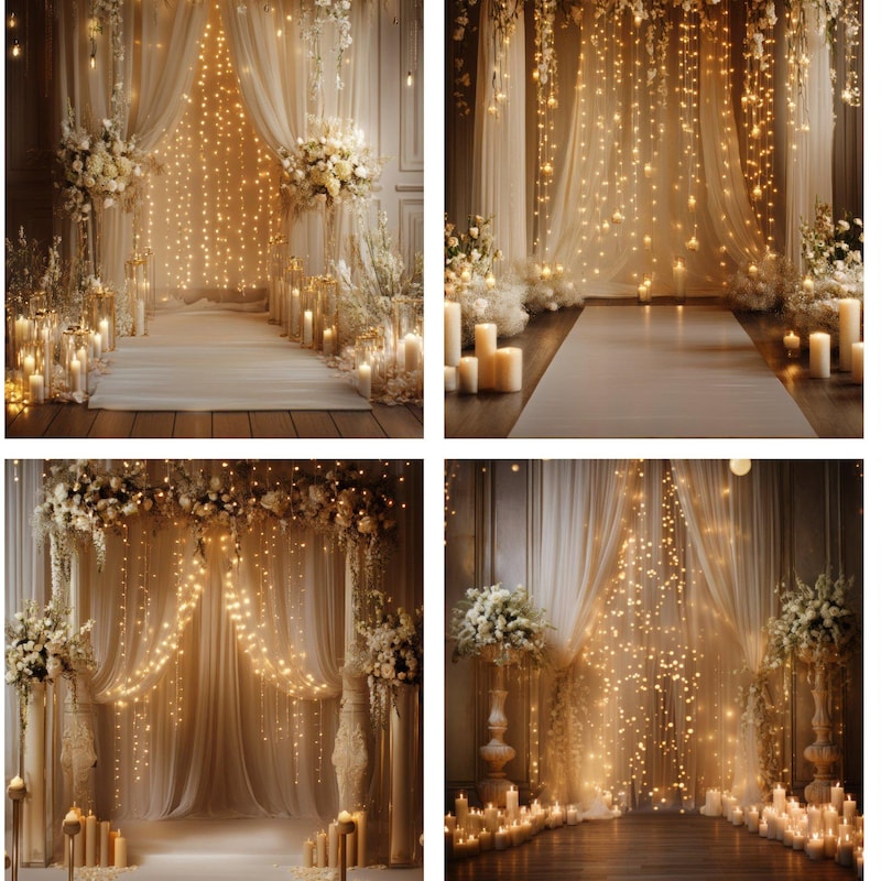 Wedding Backdrop With Lights - Etsy