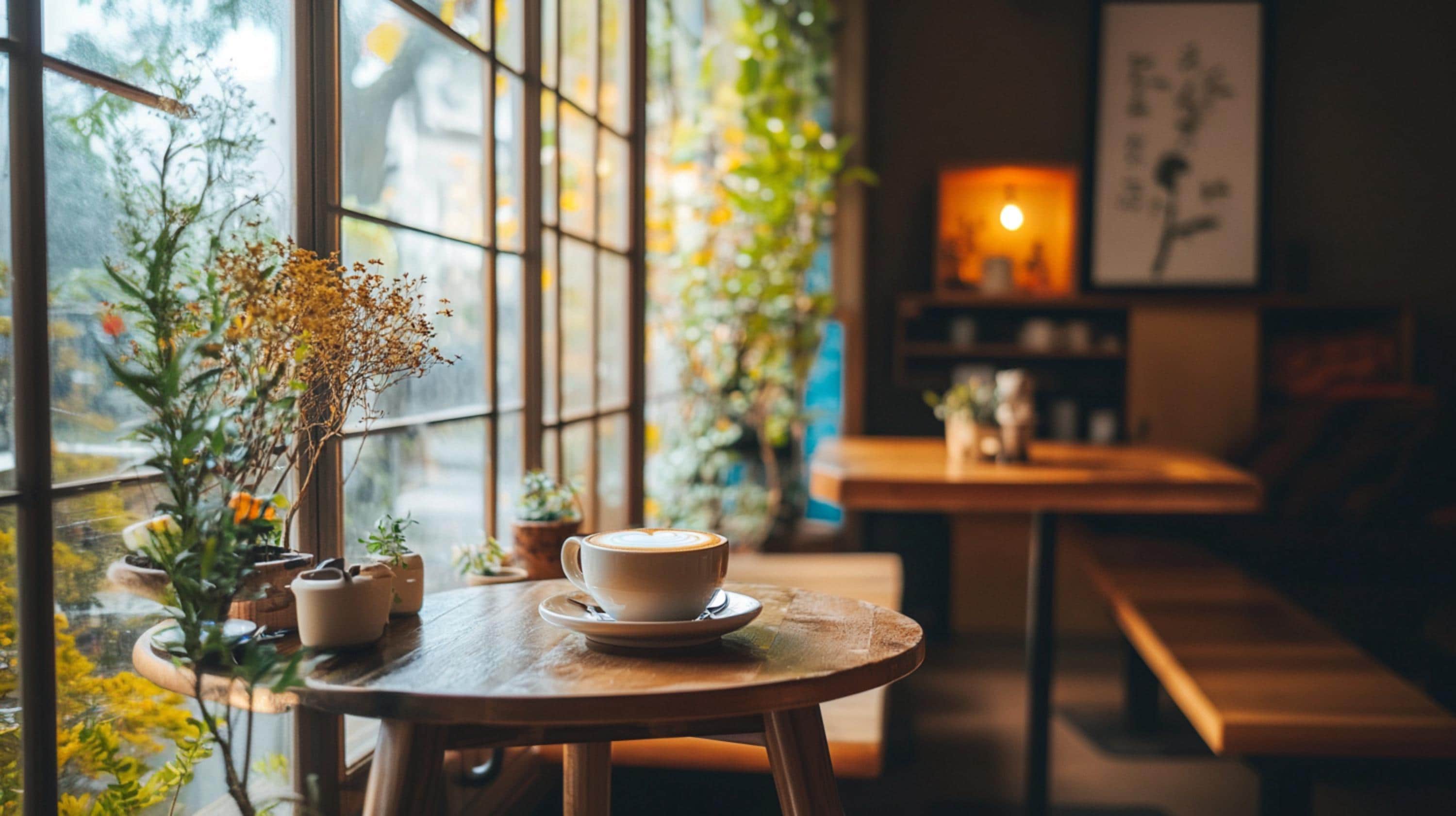 Zoom Background, Cafe Background for Virtual Meetings, Zoom Home Office ...