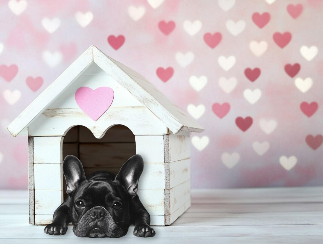 Pet Dog Digital Backdrop, Dog House Virtual Background, Dog Mom ...