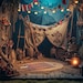 Viking Digital Backdrop, Fantasy Birthday Party Background, Digital ...