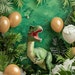 Dinosaur Photo Digital Backdrop, Dino Fantasy Birthday Party Background ...