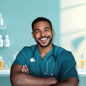 Zoom Virtual Background, Clinic Laboratory Digital Backdrop for Zoom or ...