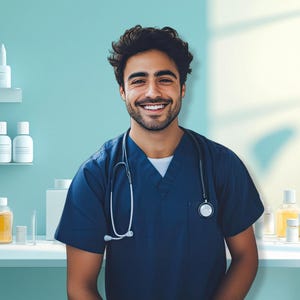 Zoom Virtual Background, Clinic Laboratory Digital Backdrop for Zoom or ...