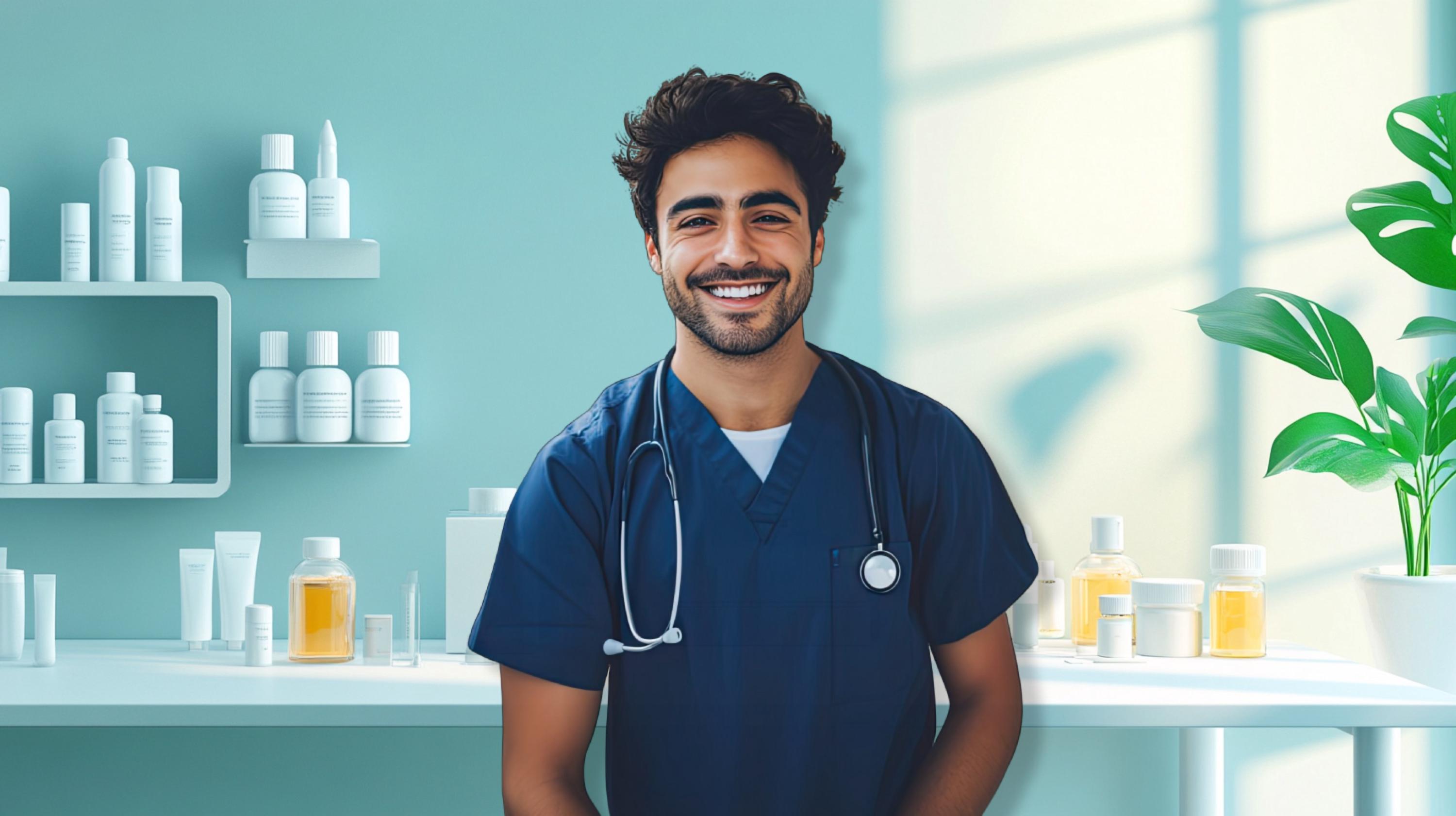 Zoom Virtual Background, Clinic Laboratory Digital Backdrop for Zoom or ...