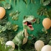 Dinosaur Photo Digital Backdrop, Dino Fantasy Birthday Party Background ...