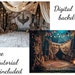 Viking Digital Backdrop, Fantasy Birthday Party Background, Digital ...