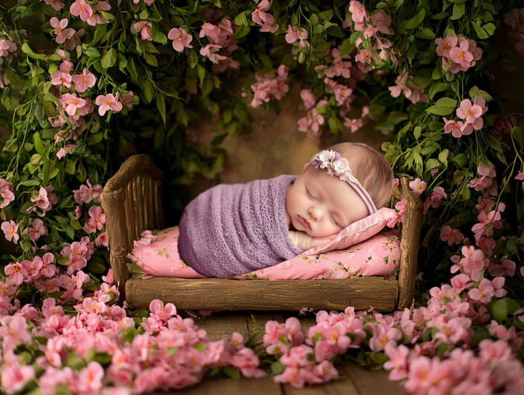 Newborn Baby Digital Backdrop, Newborn Studio Photography Mockup ...
