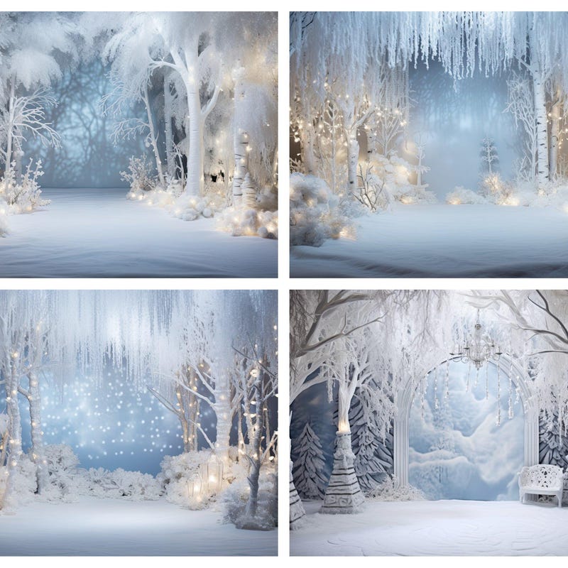 Winterwonderland Backdrop - Etsy