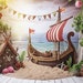 Viking Digital Backdrop, Digital Download, Fantasy Birthday Party ...