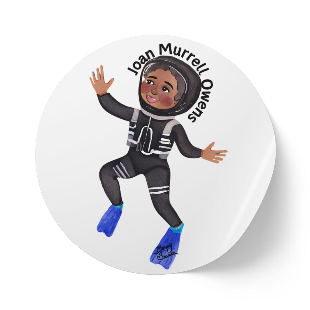 Famous Scientist, Woman, Joan Murrell Owens, Marine Biologist, Round ...