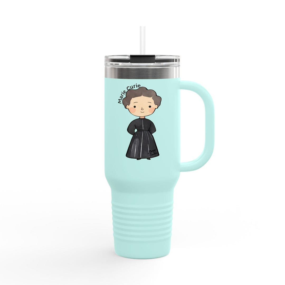 Marie Curie, Woman in Science, Physical Chemist, Insulated Travel Mug ...