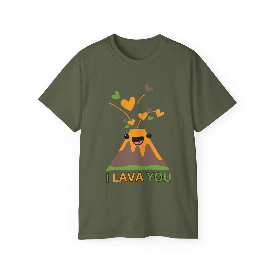 Funny I Lava You - Unisex Softstyle T-shirt. Science Teacher Valentine ...