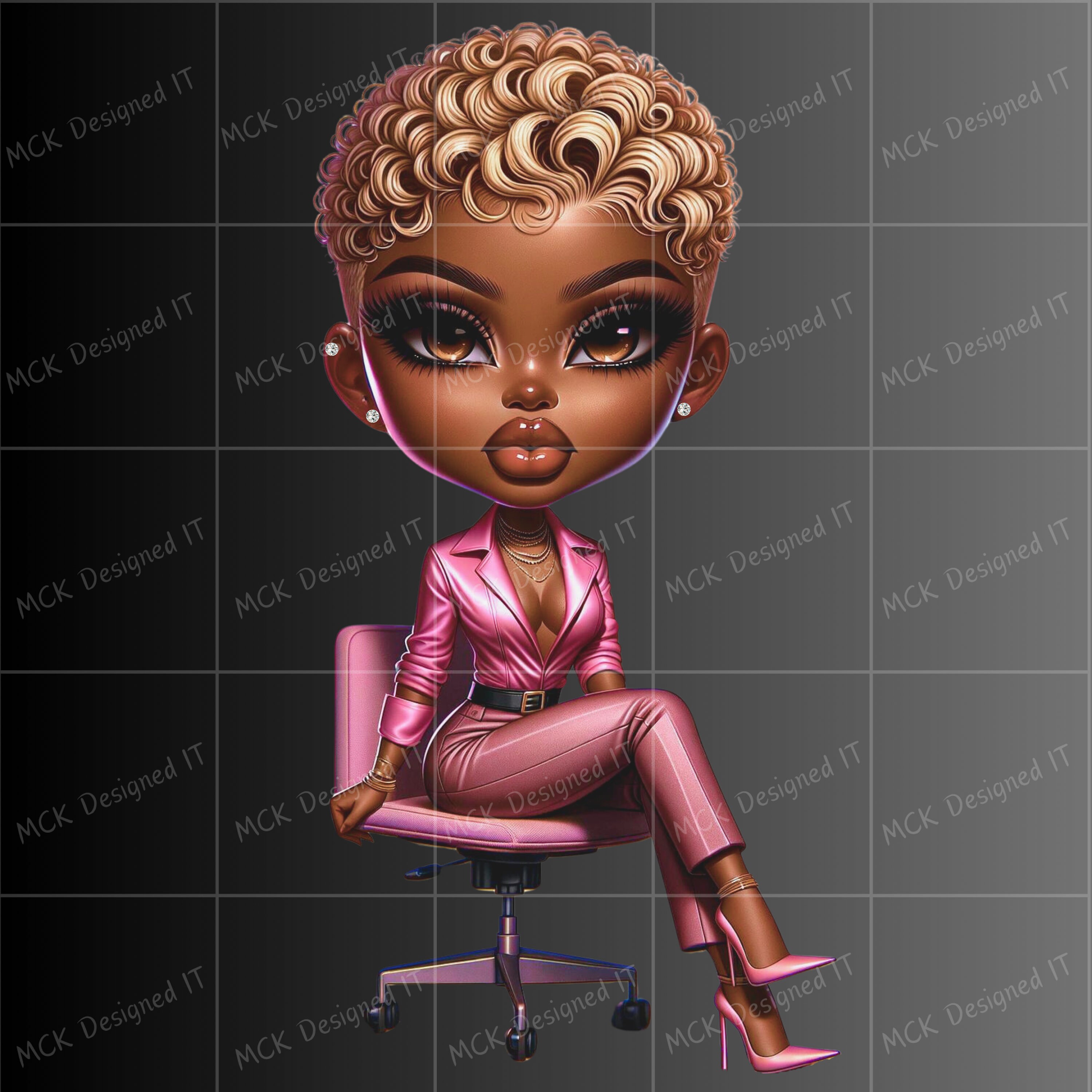 Chibi Boss Women, Chibi Boss Woman PNG, Boss Babe PNG, Boss Babe ...