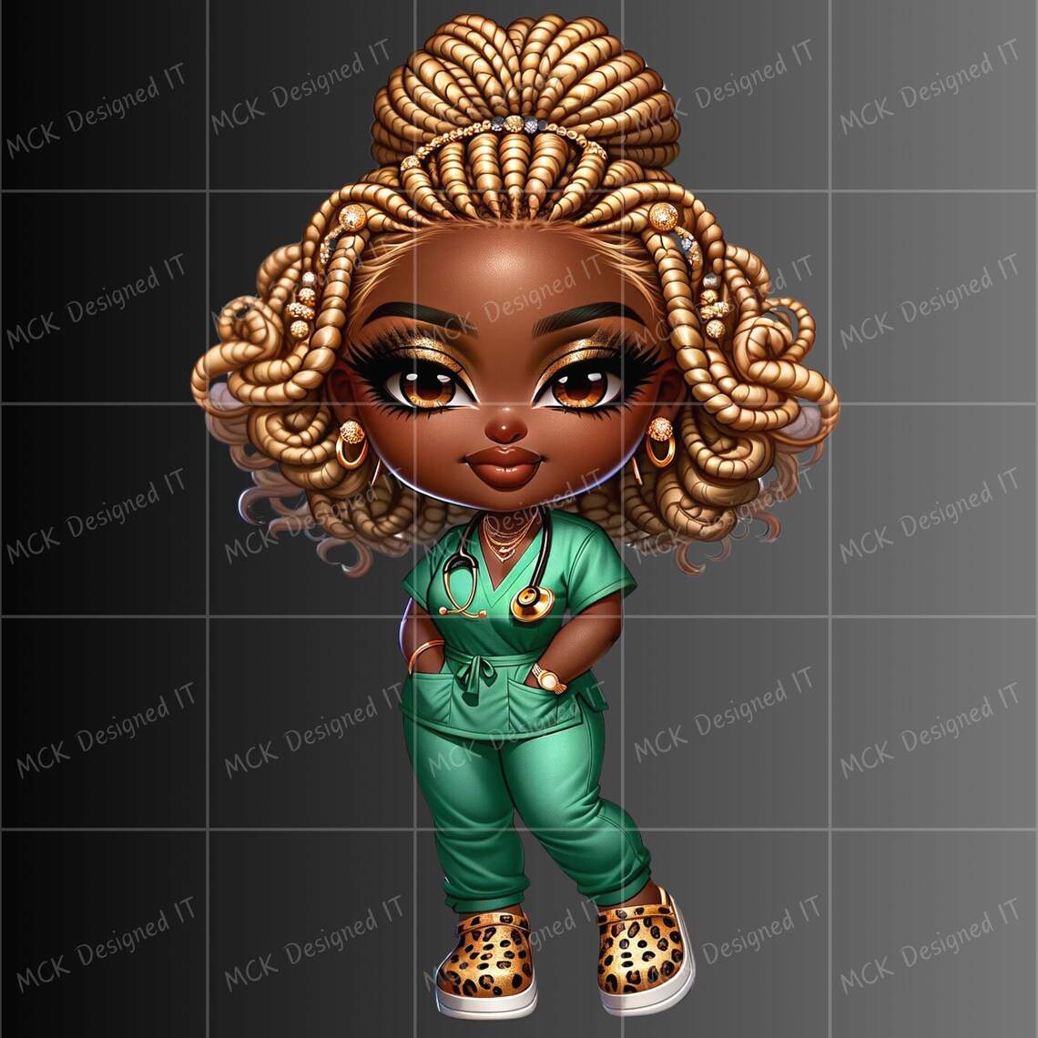 Chibi Nurse Png Chibi Png Chibi Nurse Clipart Chibi Nurse African