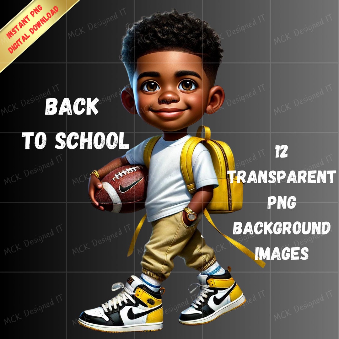 Back to School Chibi Babies Clip Art PNG File Cute & Adorable School ...