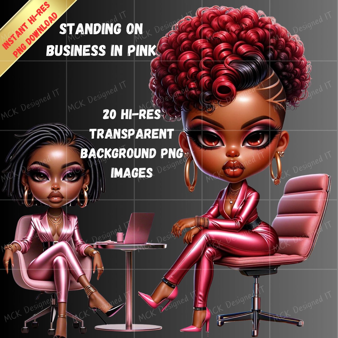 Chibi Boss Women, Chibi Boss Woman PNG, Boss Babe PNG, Boss Babe ...
