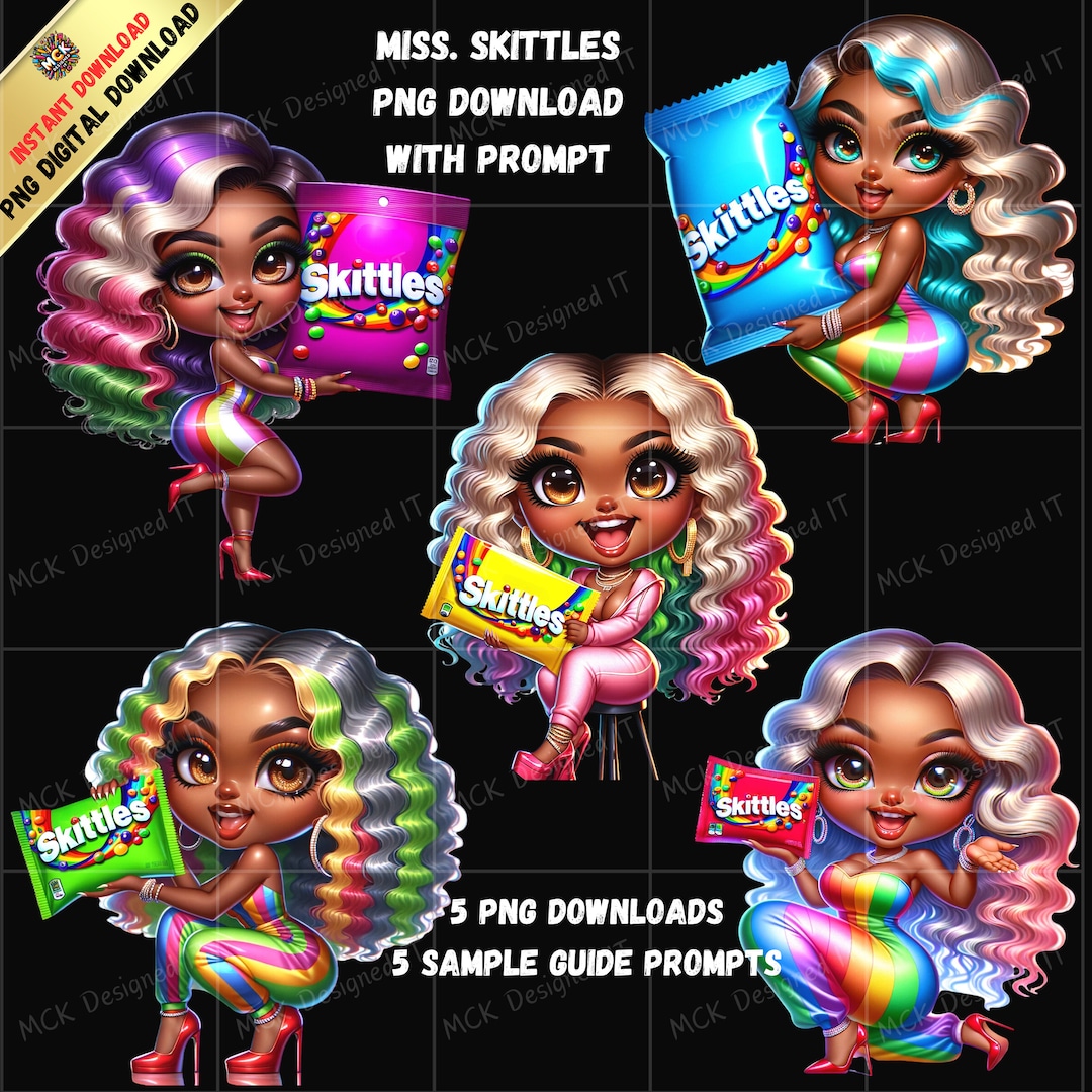 Boneca Chibi, boneca Chibi png, clipart de menina Chibi, Skittles Chibi ...