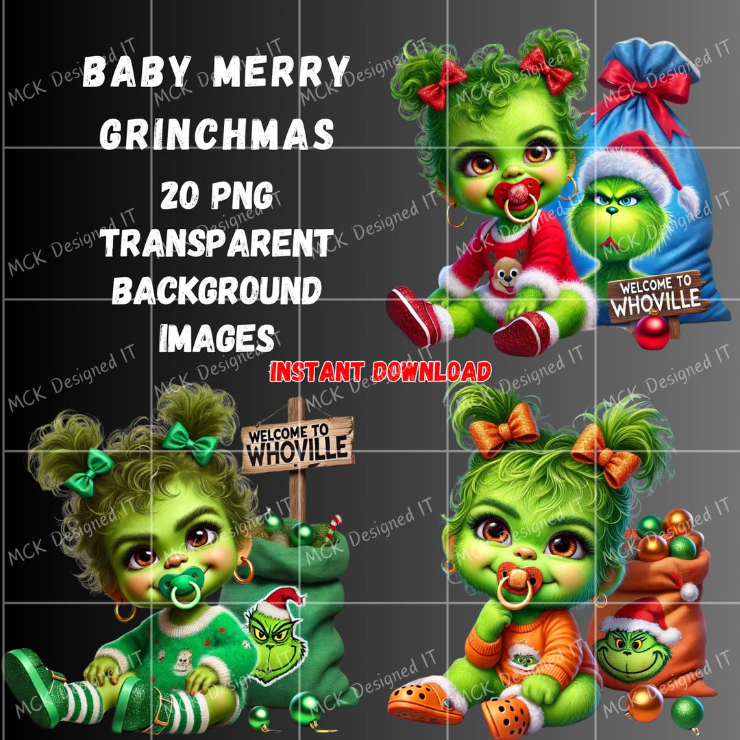 Buy Infant Grinch PNG, Baby Grinch, Grinch PNG, Baby Grinch Pacifier ...
